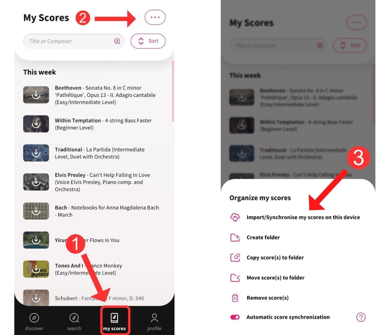 I have purchased a score. How do I play it in the app? – Tomplay Help ...