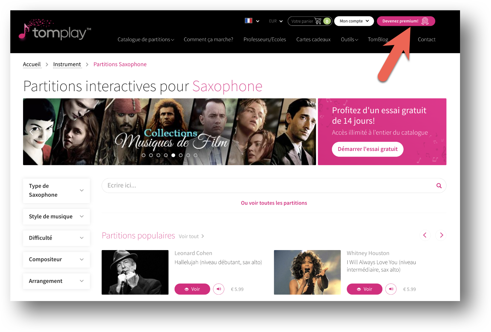 Comment souscrire un essai gratuit ou un abonnement sur l'application Tomplay ? – Tomplay - Aide ...